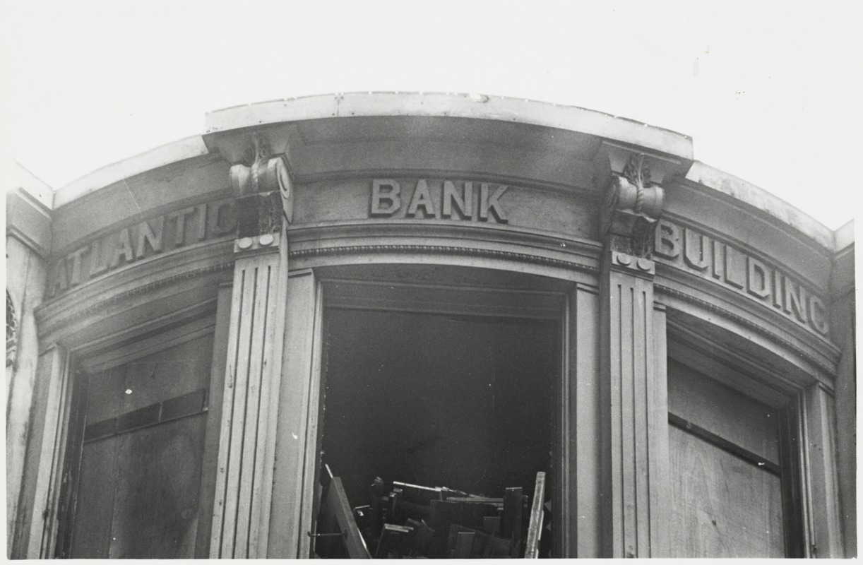 Atlantic Bank: View of the top front floor - Digital Commonwealth