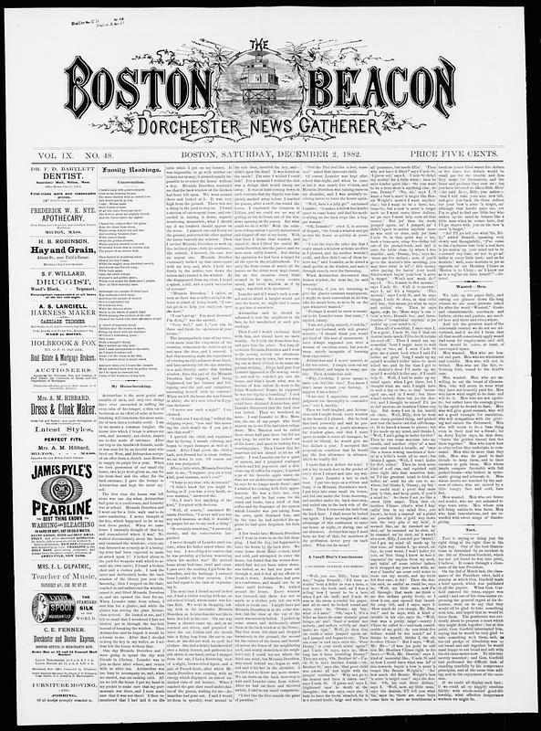 The Boston Beacon and Dorchester News Gatherer, December 02, 1882 ...
