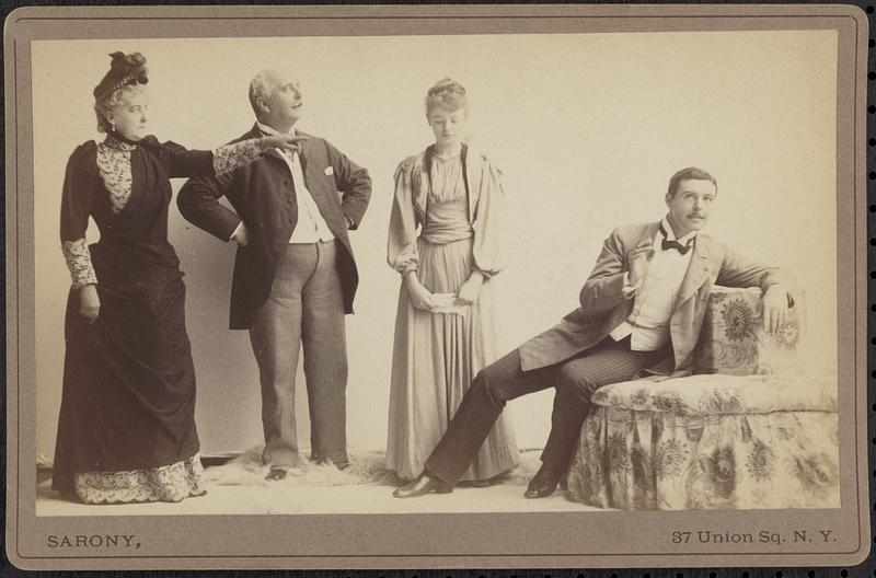 Scene from unidentified play with Henry Miller - Digital Commonwealth