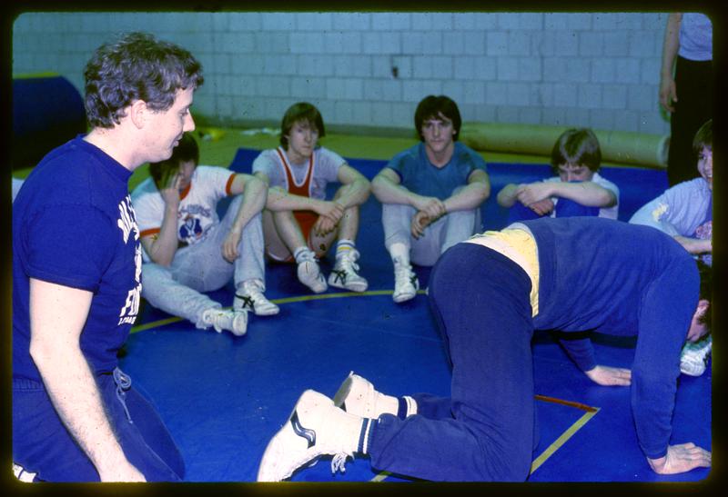 Wrestling, Coach Dillon & crew, Carey MacDonald - Digital Commonwealth