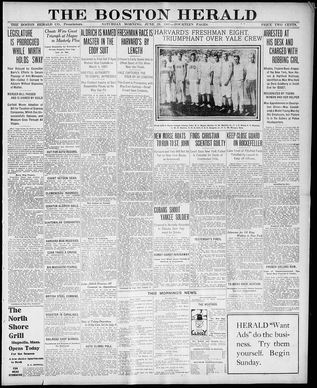 The Boston Herald. June 29, 1907 - Digital Commonwealth