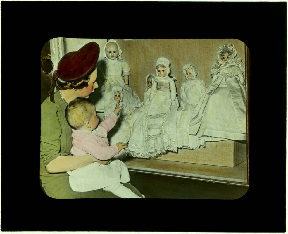 Mary Cole, Baby, and Dolls - Digital Commonwealth