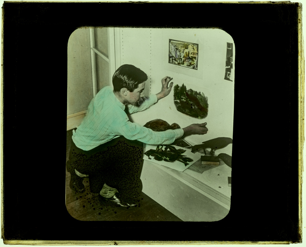 Jimmy Baird in Junior Council Museum - Digital Commonwealth