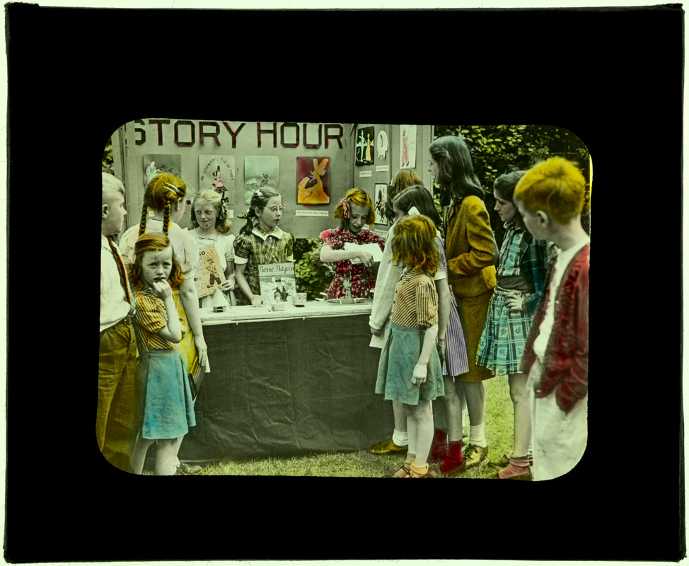 152 Story Hour Booth 1945 Recognition Day - Digital Commonwealth