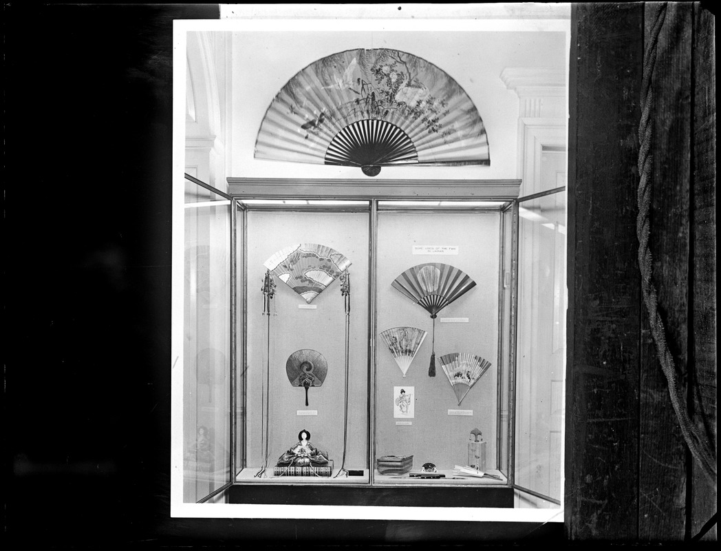 Exhibit of fans - Digital Commonwealth