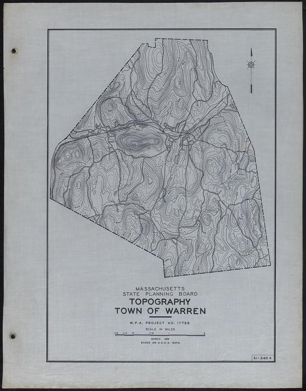 Topography Town of Warren - Digital Commonwealth