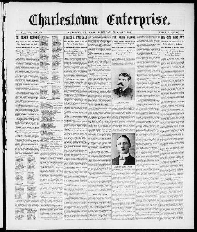 Charlestown Enterprise. May 28, 1898 - Digital Commonwealth