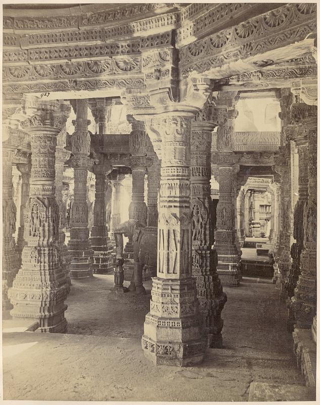 Jain Temple at Ranpur - interior - Digital Commonwealth