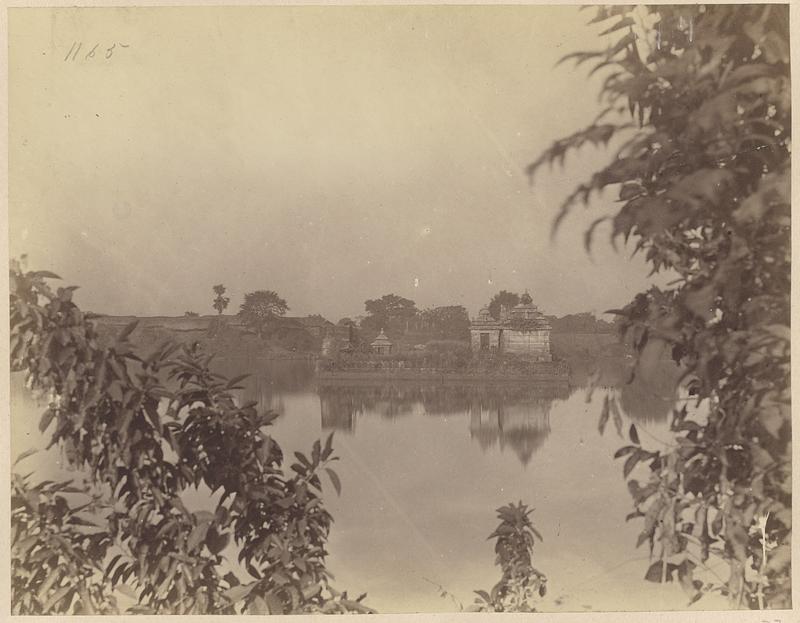 Bindusagar Temple in Bindu Sagar Lake, Bhubaneswar, India - Digital ...