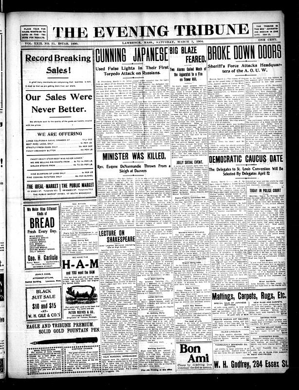 The Evening Tribune. March 05, 1904 - Digital Commonwealth