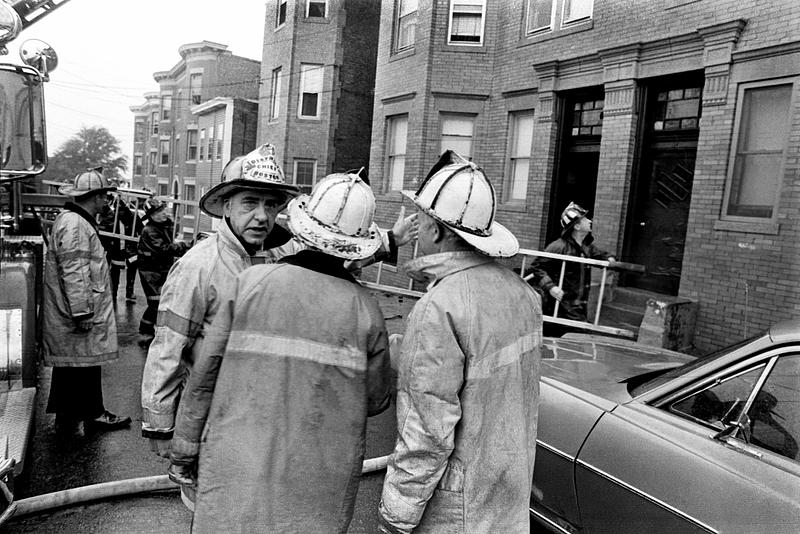 Chelsea Chief Deputy Fred Resca discussing firefighting operations in ...