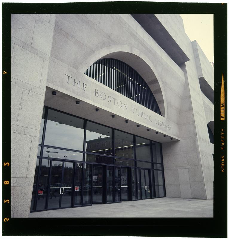 Johnson Building entrance - Digital Commonwealth