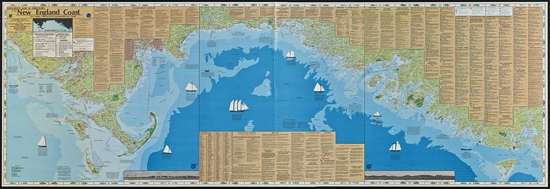 Explorer's map & directory of the New England Coast : New London ...