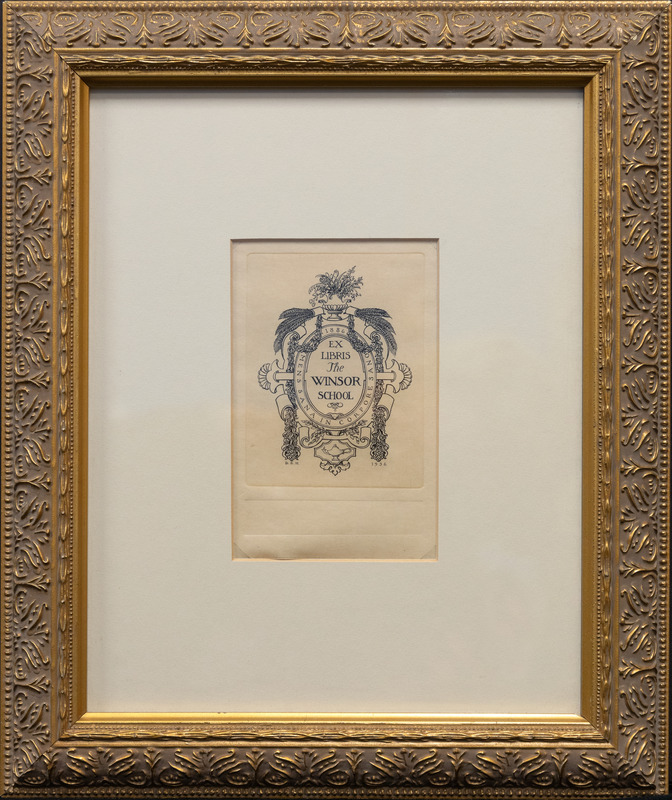 Ex libris, The Winsor School - Digital Commonwealth