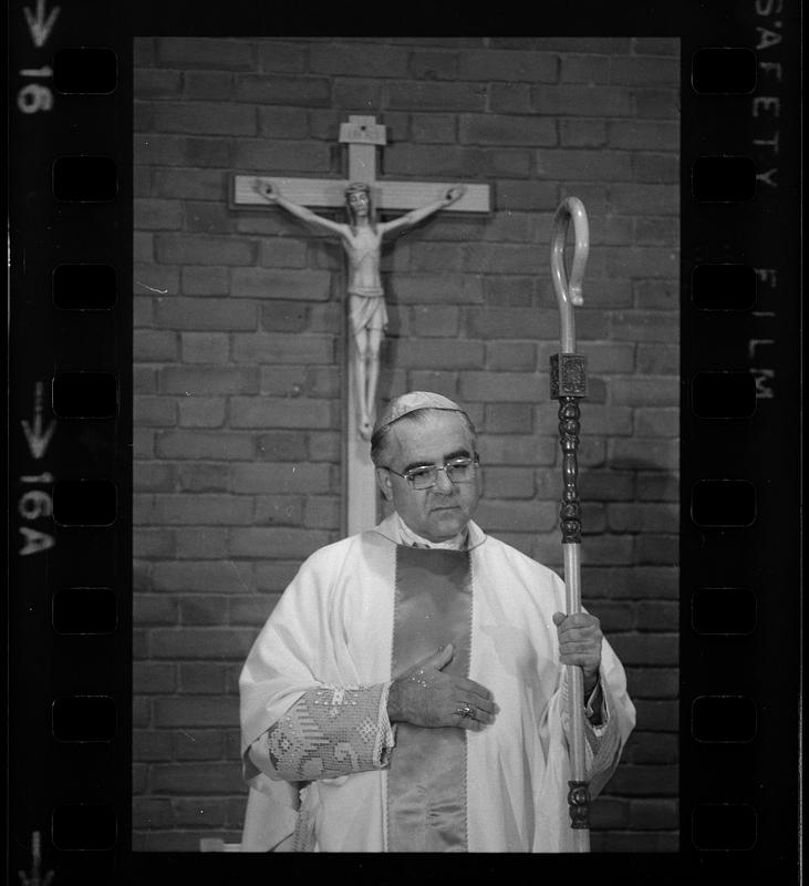 Cardinal Medeiros conducts mass, South End - Digital Commonwealth