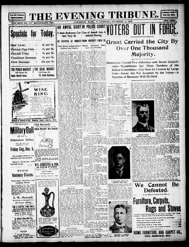 The Evening Tribune. December 03, 1902 - Digital Commonwealth