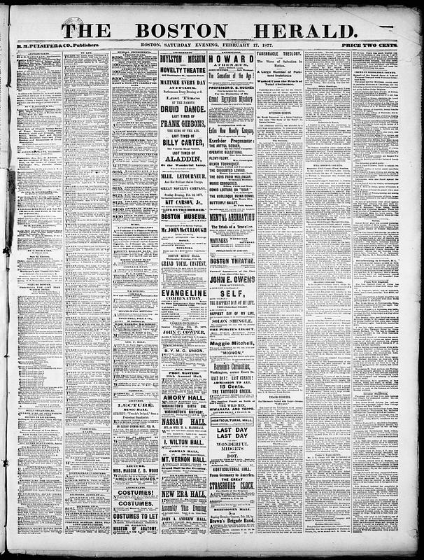 The Boston Herald. February 17, 1877 - Digital Commonwealth