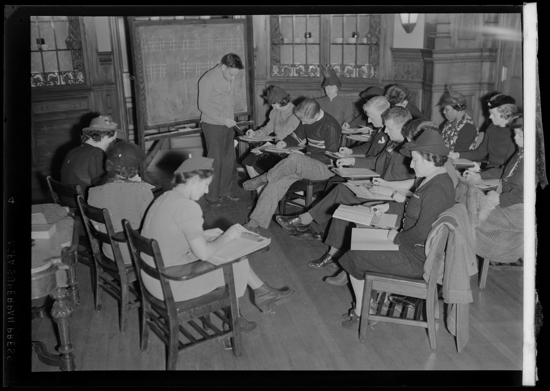 Braille class - Digital Commonwealth