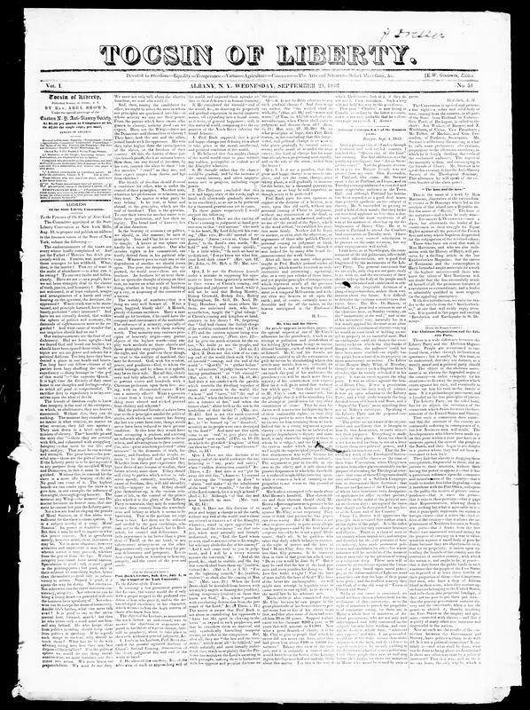 The Tocsin of liberty. v.1:no.51(1842:Sep.21) - Digital Commonwealth