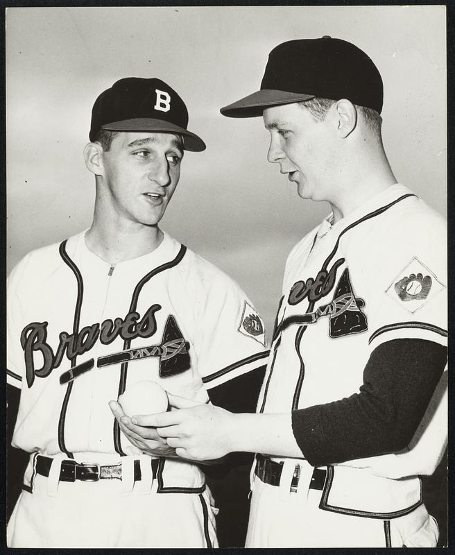 National leaguers top left-handers. Warren Spahn. Chet Nichols ...
