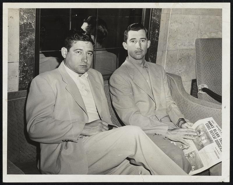 Early Wynn Looks Determined as he relaxes at the Hotel Kenmore before ...