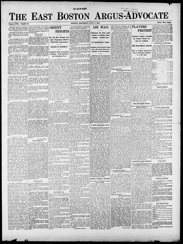 East Boston Argus-Advocate - Digital Commonwealth