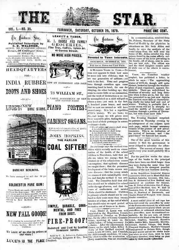 The Star. October 25, 1879 - Digital Commonwealth