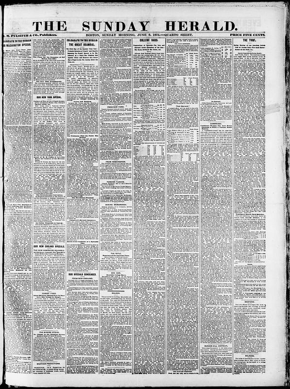 The Boston Herald. June 06, 1875 - Digital Commonwealth