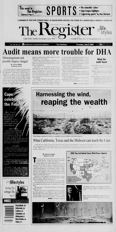 The Register. July 03, 2003 - Digital Commonwealth