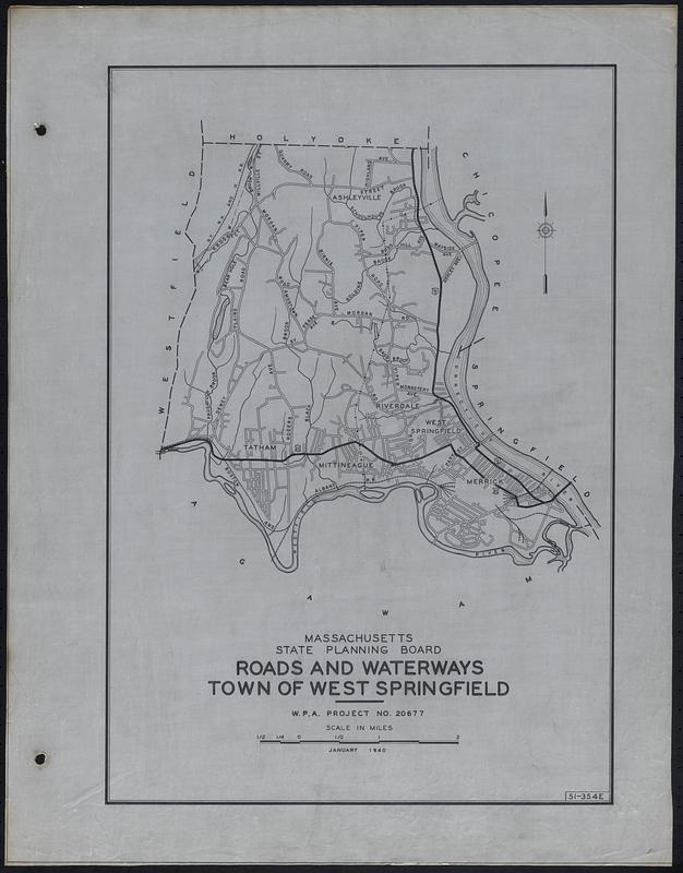 Roads and Waterways Town of West Springfield - Digital Commonwealth