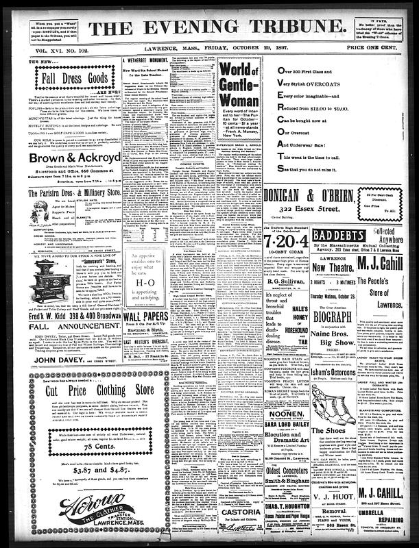 The Evening Tribune. October 29, 1897 - Digital Commonwealth