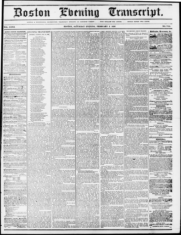 Boston Evening Transcript - Digital Commonwealth