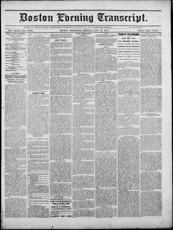 Boston Evening Transcript - Digital Commonwealth
