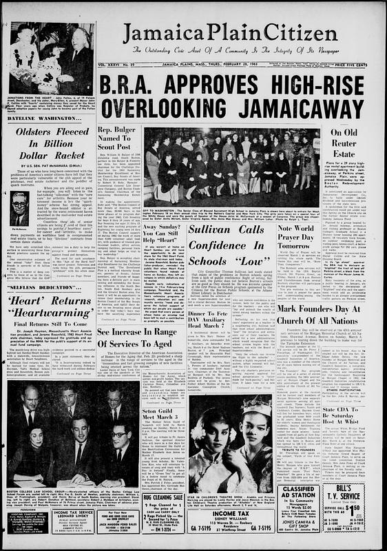 The Jamaica Plain Citizen. February 28, 1963 - Digital Commonwealth