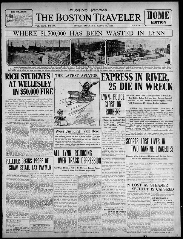 The Boston Traveler. March 25, 1911 - Digital Commonwealth