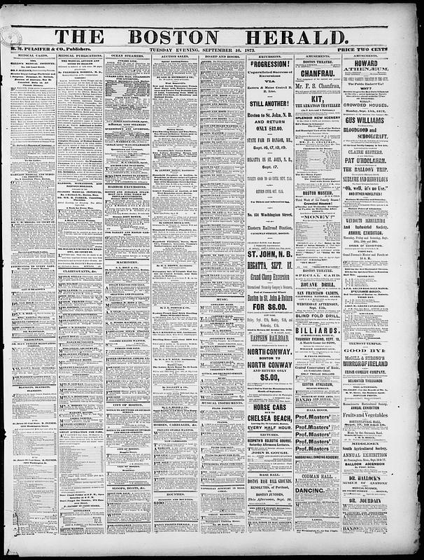 The Boston Herald. September 16, 1873 - Digital Commonwealth