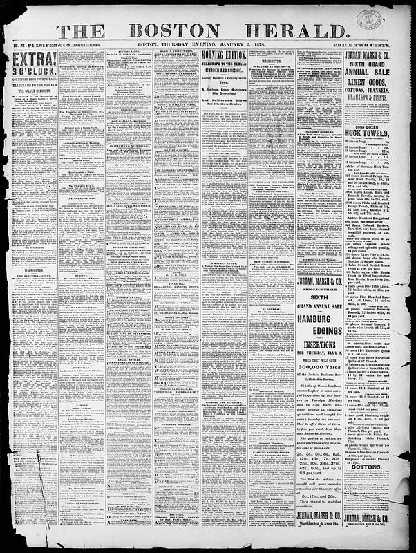 The Boston Herald. January 03, 1878 - Digital Commonwealth