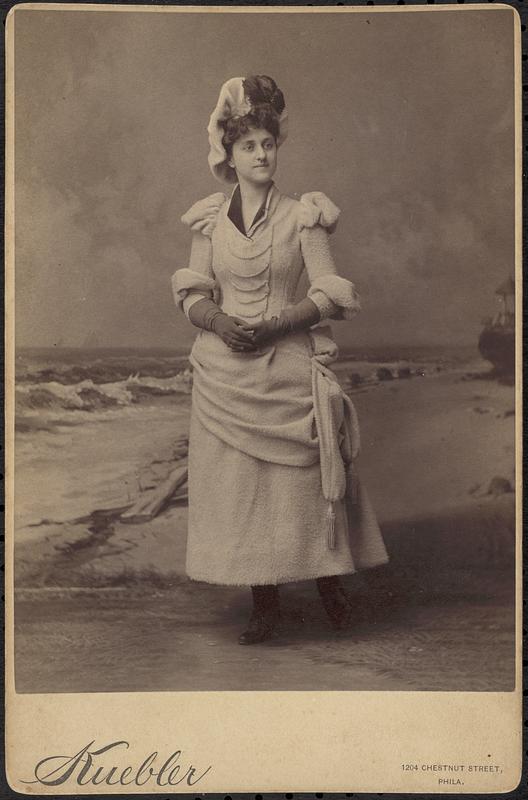 Miss Carrie M. Dietrick in the "Little Tycoon" March, 1886 - Digital ...