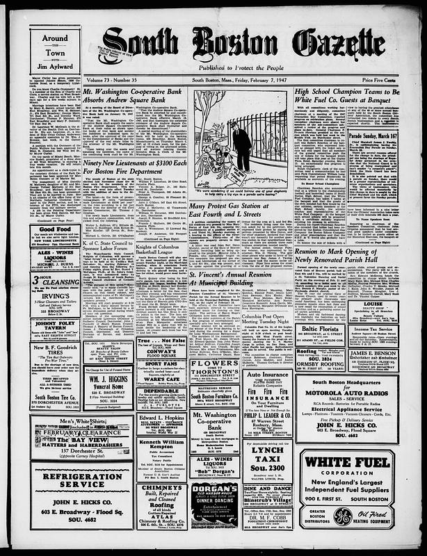 South Boston Gazette. February 07, 1947 - Digital Commonwealth