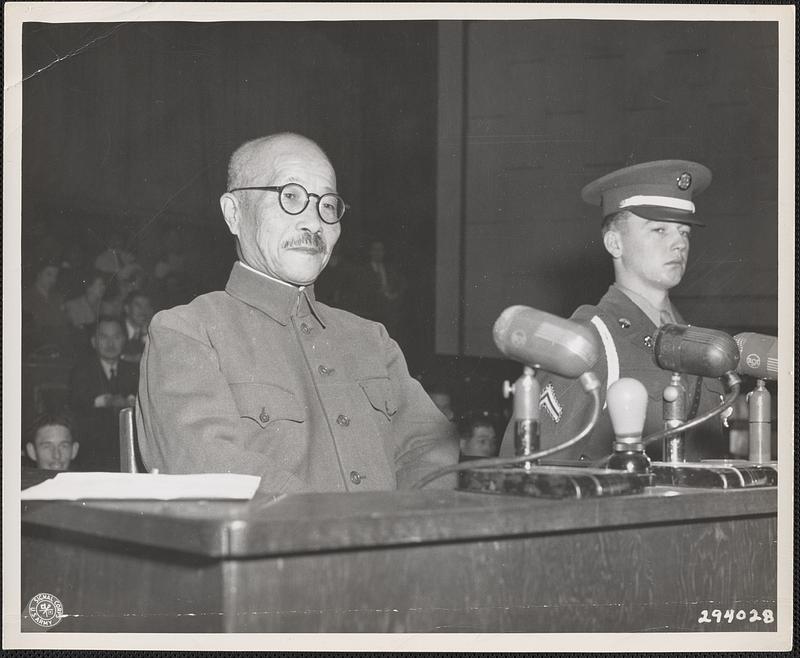 Tojo, war crimes trial - Digital Commonwealth