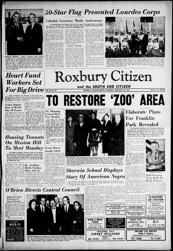 Roxbury Citizen and South End Citizen. February 25, 1960 - Digital ...