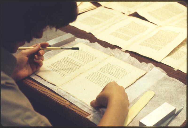 Paper repair - Digital Commonwealth