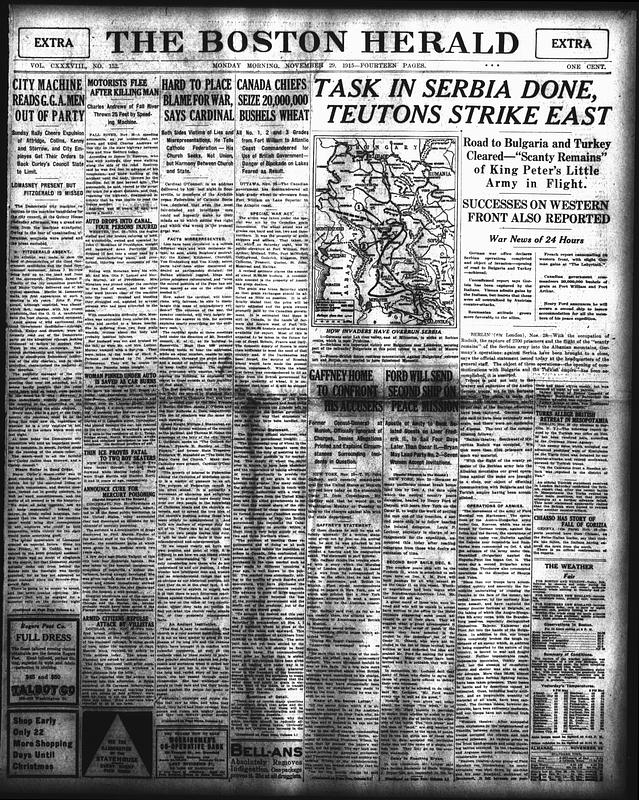 The Boston Herald. November 29, 1915 - Digital Commonwealth