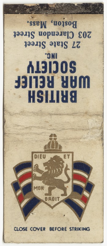 British War Relief Society, Inc. - Digital Commonwealth