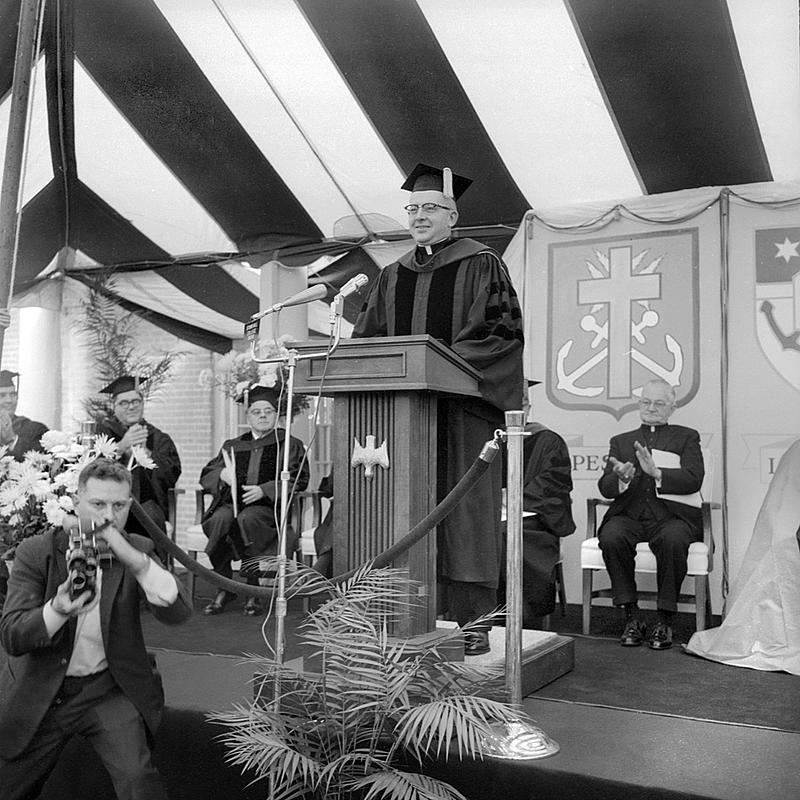 Stonehill College graduation, Easton, MA - Digital Commonwealth