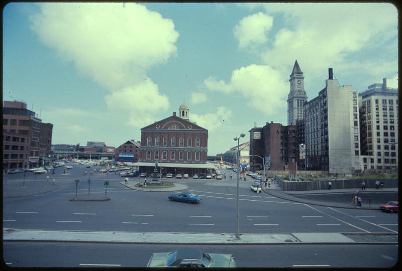 Dock Square and Faneuil Hall, Boston - Digital Commonwealth