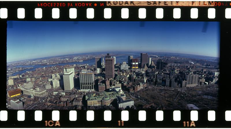 Downtown and Boston Common aerial, Boston - Digital Commonwealth