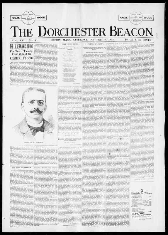 The Dorchester Beacon, October 19, 1895 - Digital Commonwealth