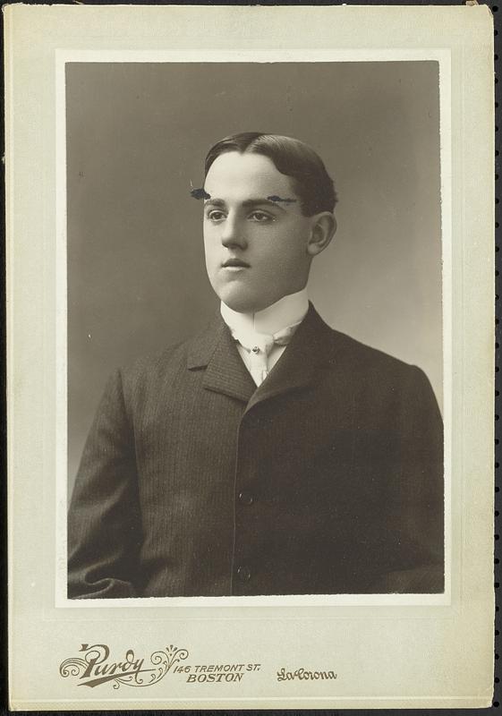 Boston Latin School 1903 Senior portrait, Frank Dimon Littlefield - Digital Commonwealth