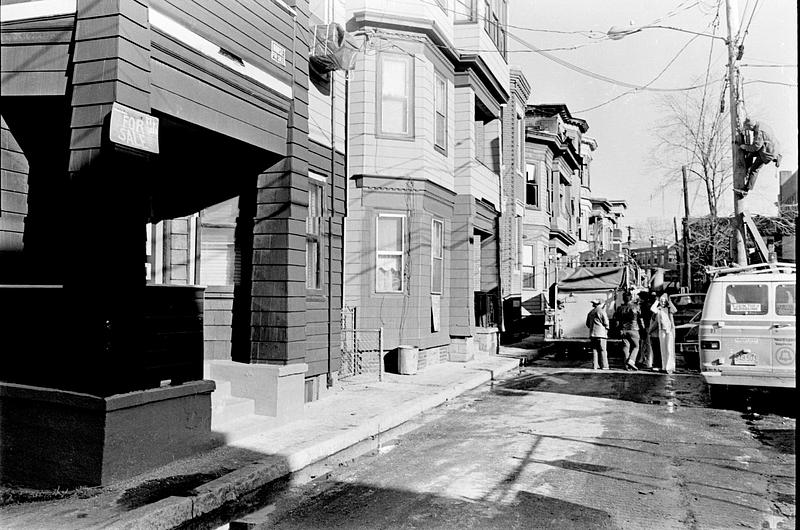 Poplar Street, day after - Digital Commonwealth